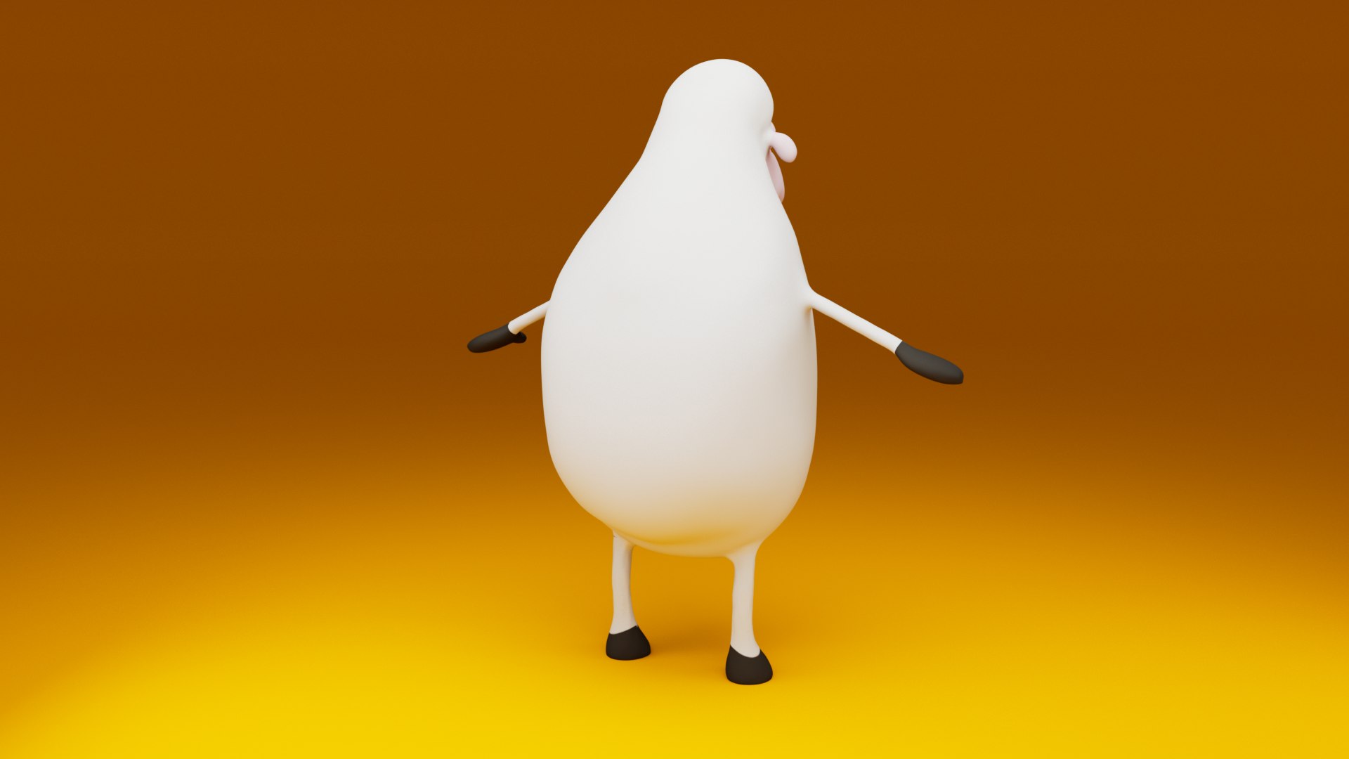 3D Model Stylized Cartoon Anthropomorphic Sheep 3D Model - TurboSquid ...