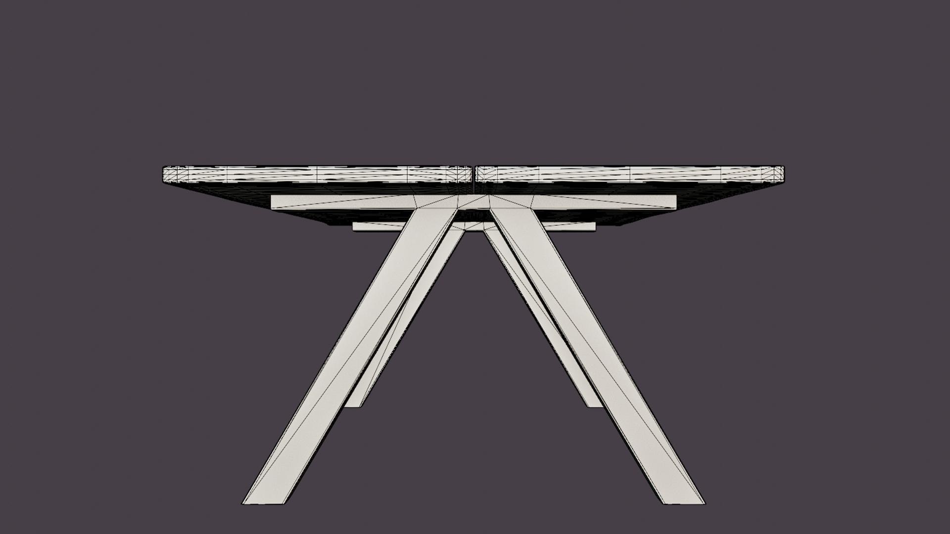 Long Island Dining Table 3D Model - TurboSquid 2240903
