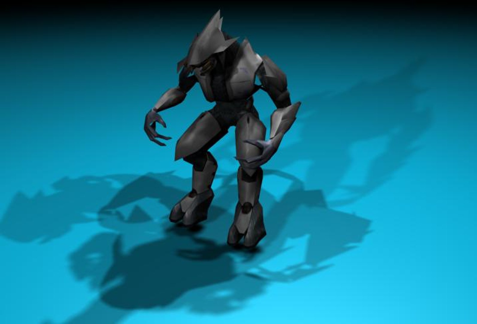 Halo 2 Elite 3d Model