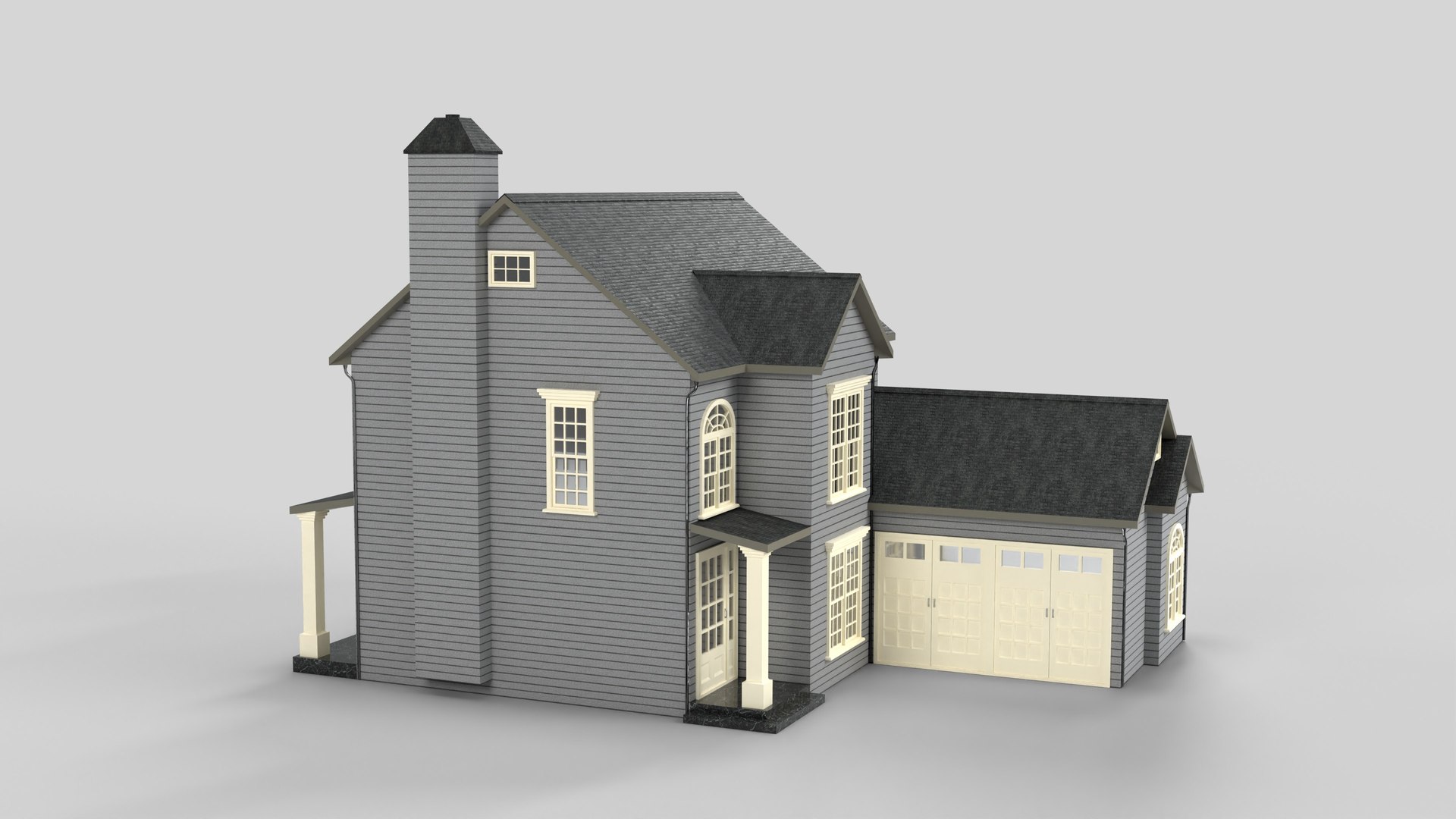3D Model Neighborhood House 18T2 - TurboSquid 2220624