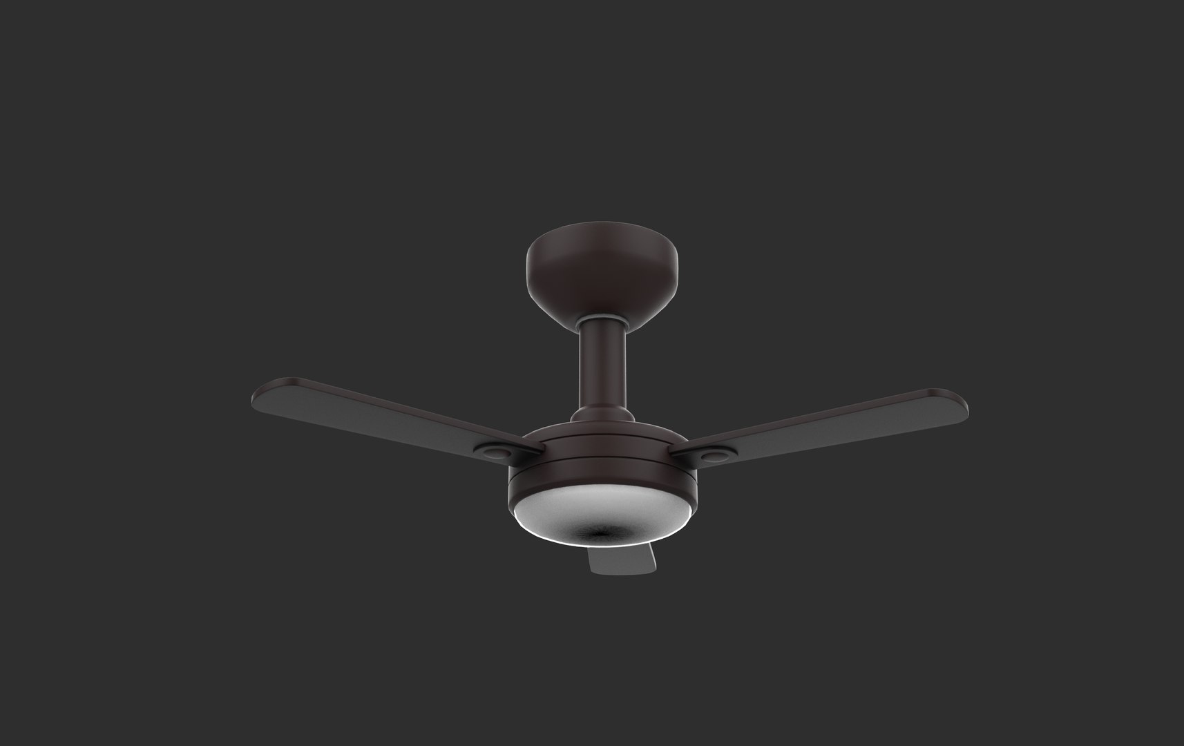 3D Ceiling Fan 3D Model - TurboSquid 2333024