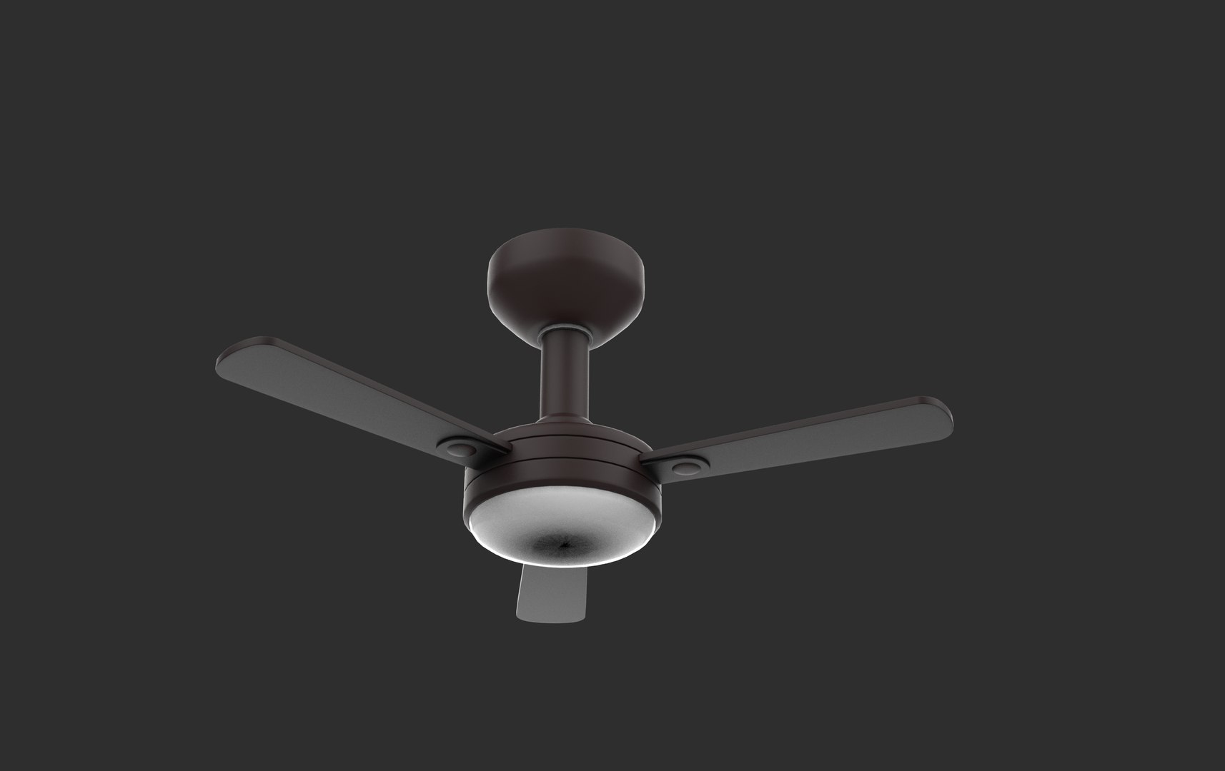 3D Ceiling Fan 3D Model - TurboSquid 2333024