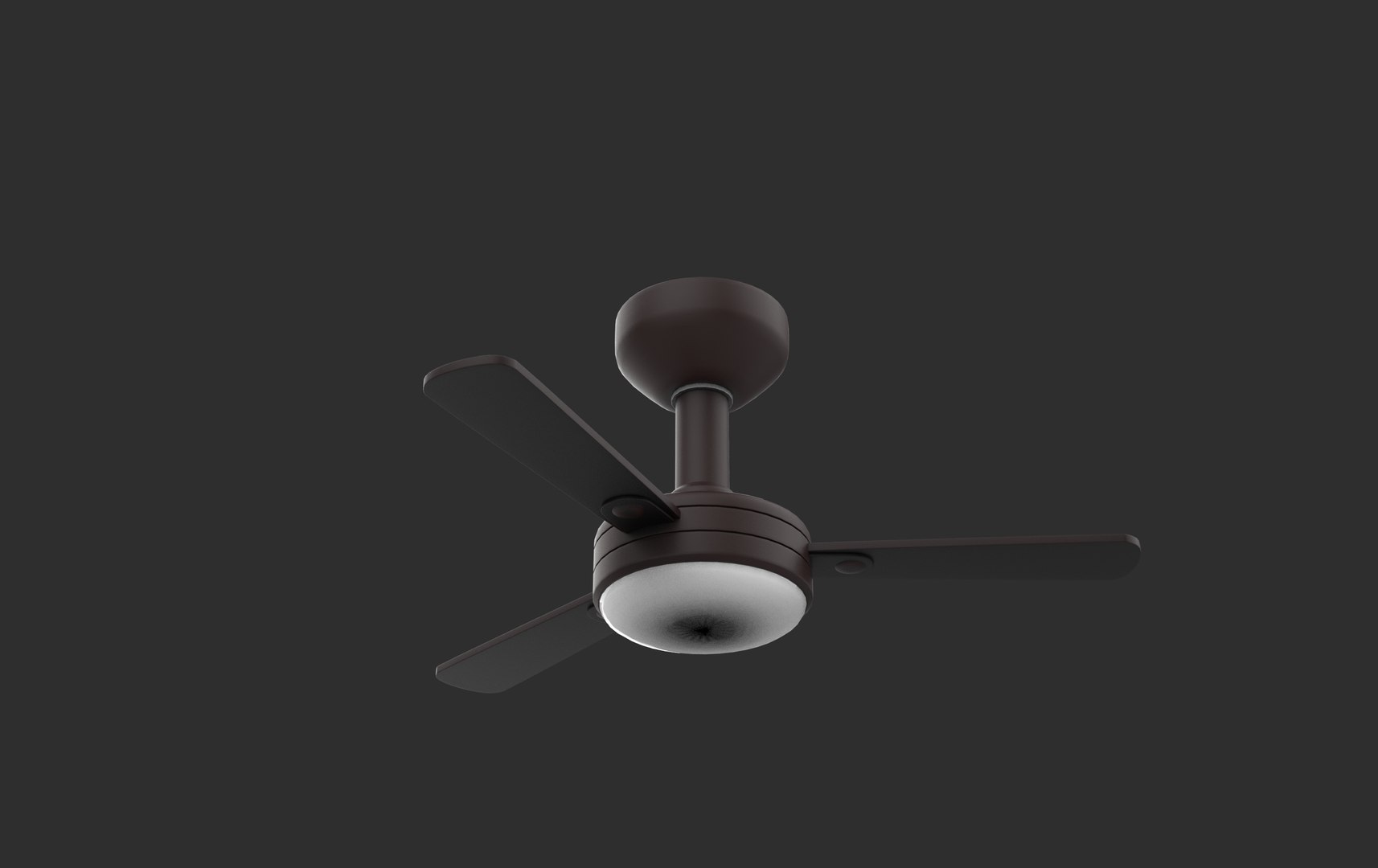 3D Ceiling Fan 3D Model - TurboSquid 2333024