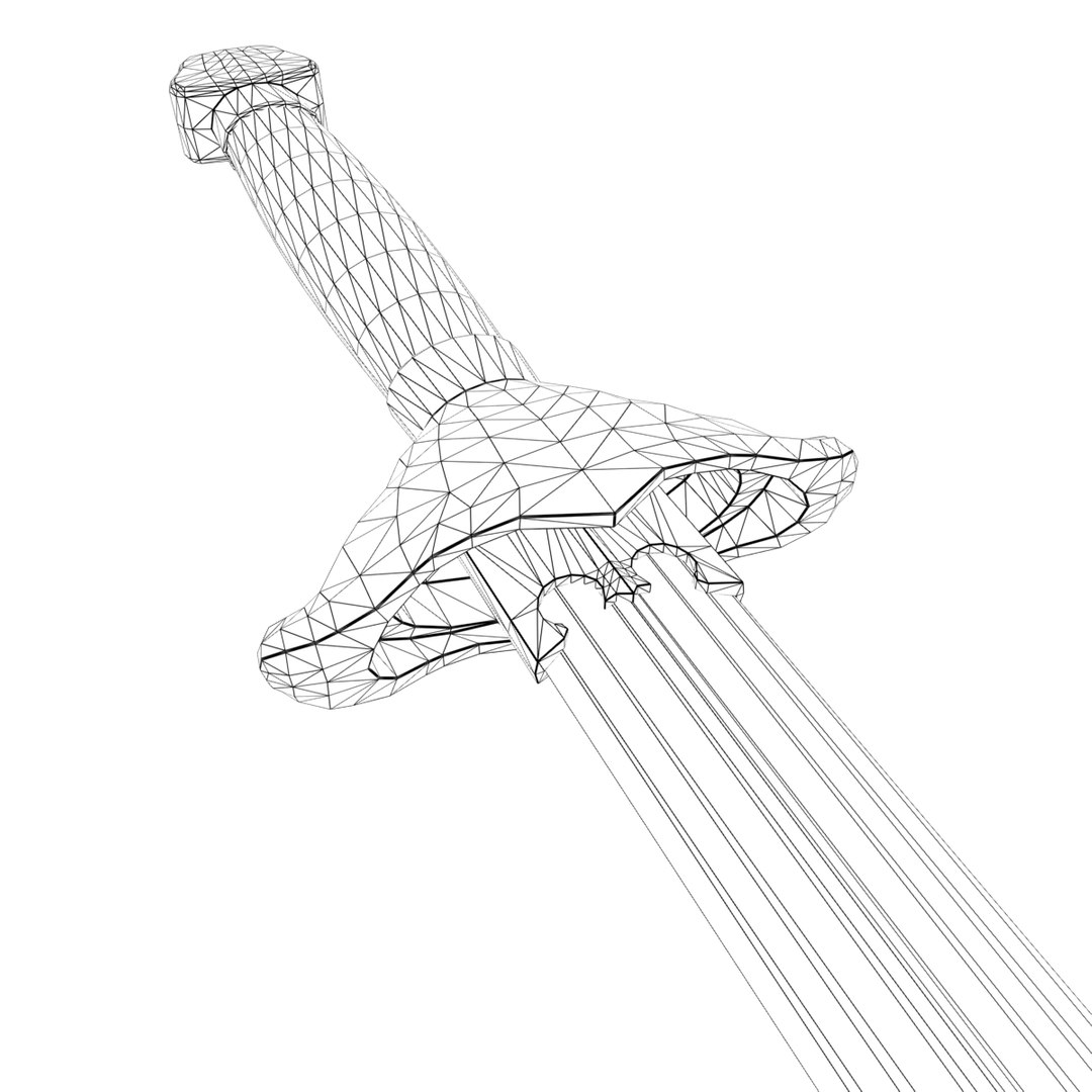 3D Chinese Jian Sword Model - TurboSquid 1729964