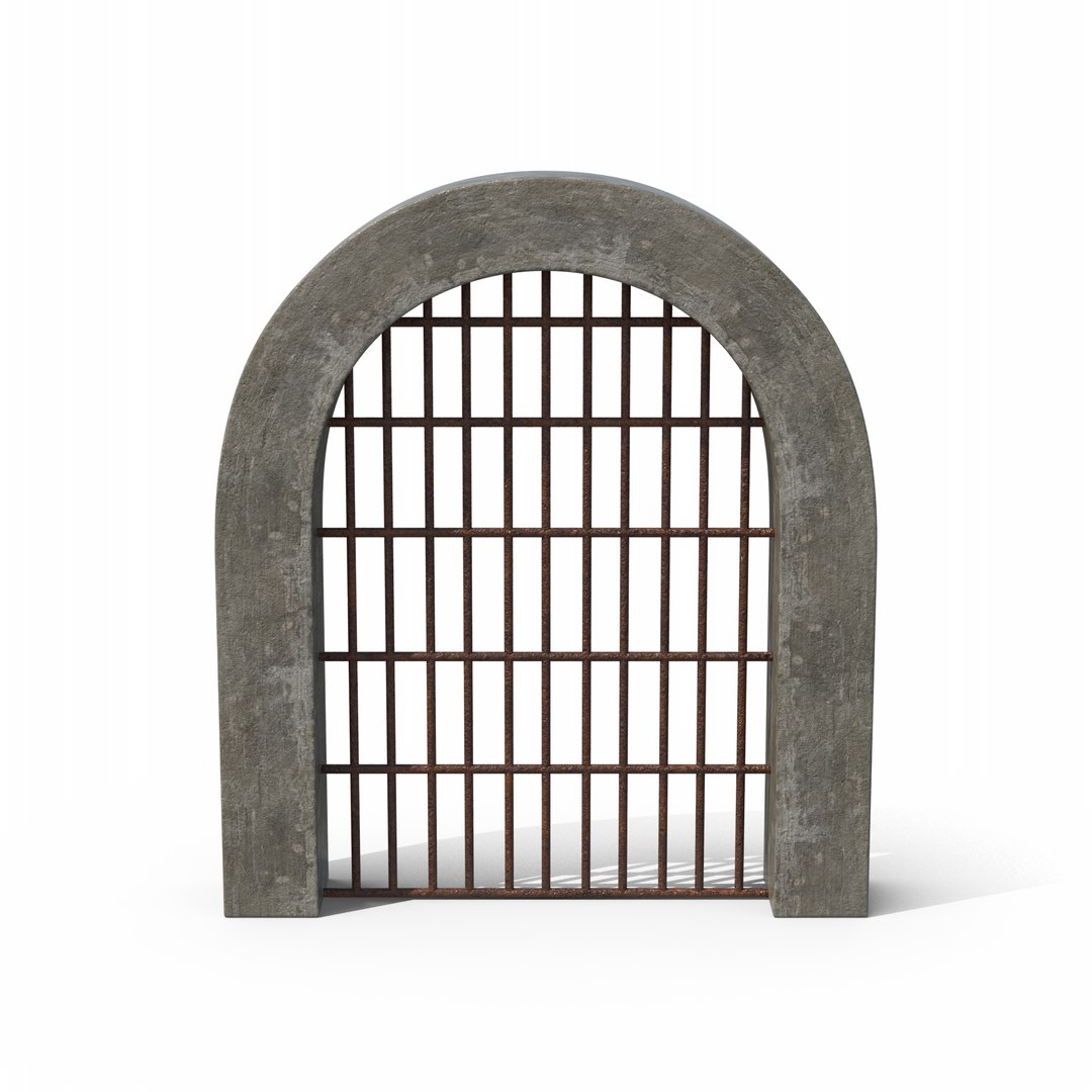 Rusty Dungeon Grate Model - TurboSquid 2444617