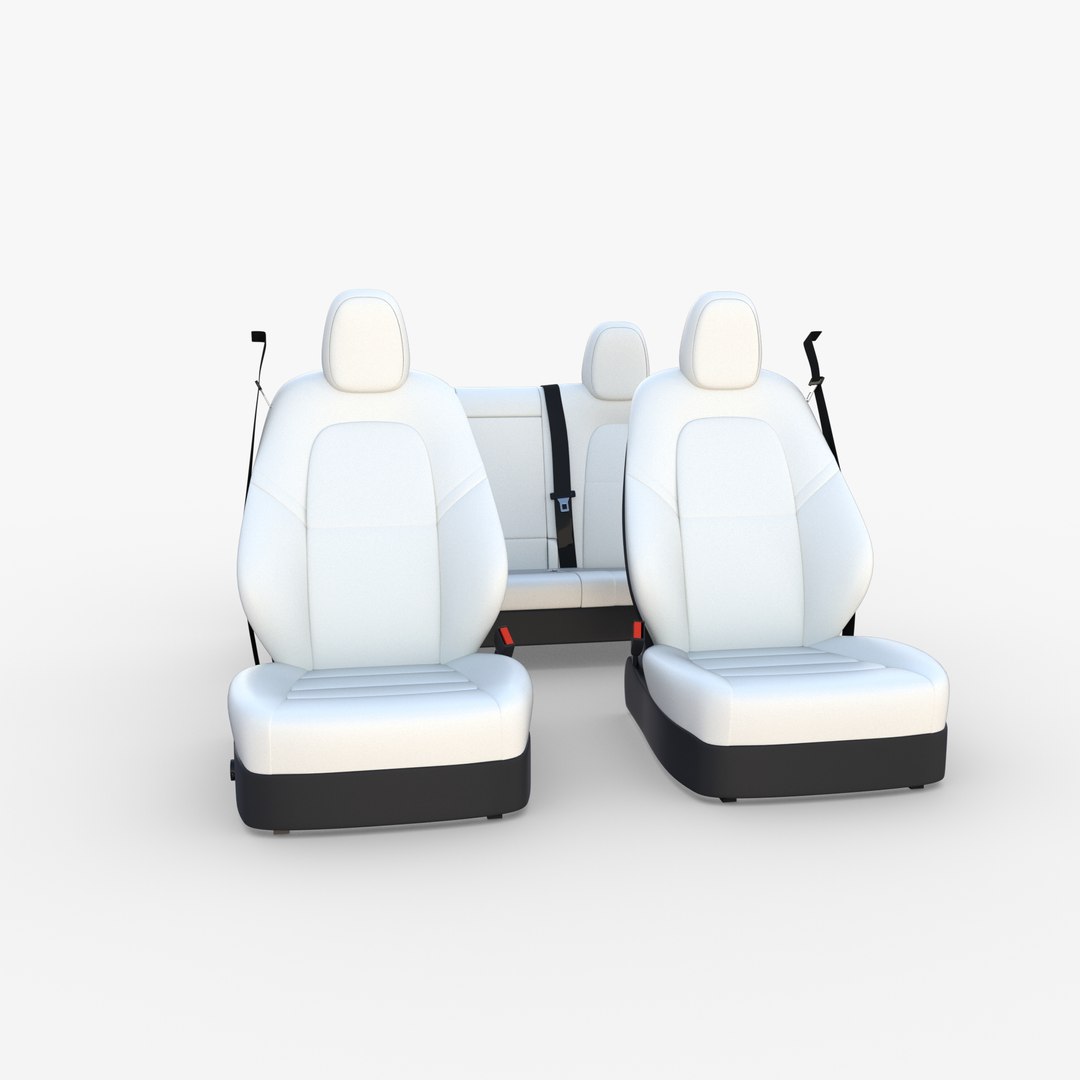 3D Tesla Y Seats Model - TurboSquid 1634085