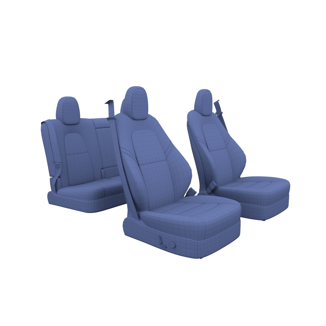 3D Tesla Y Seats Model - TurboSquid 1634085