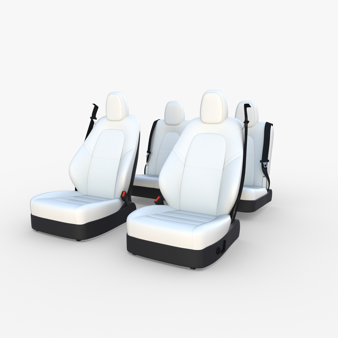 3D Tesla Y Seats Model - TurboSquid 1634085