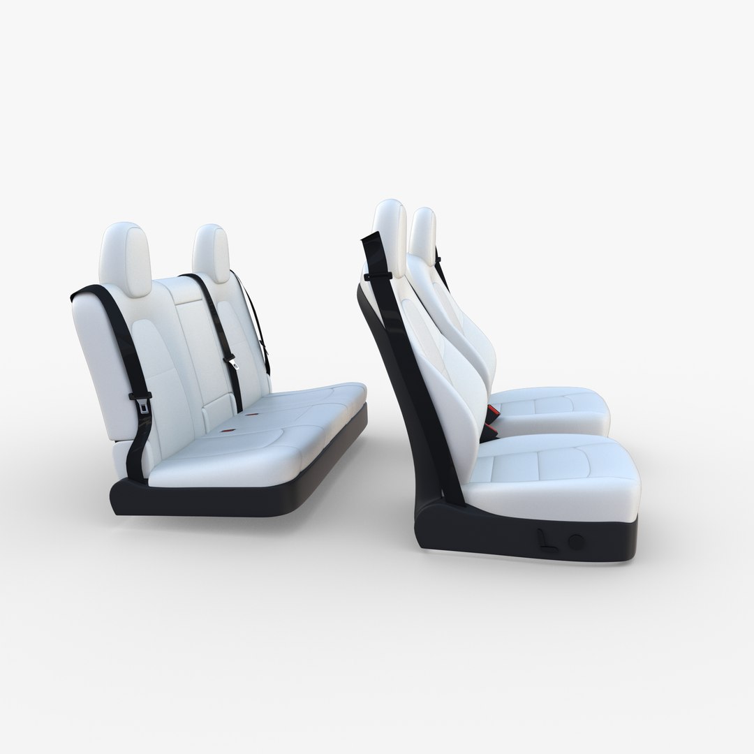 3D Tesla Y Seats Model - TurboSquid 1634085
