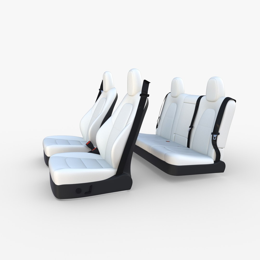 3D Tesla Y Seats Model - TurboSquid 1634085