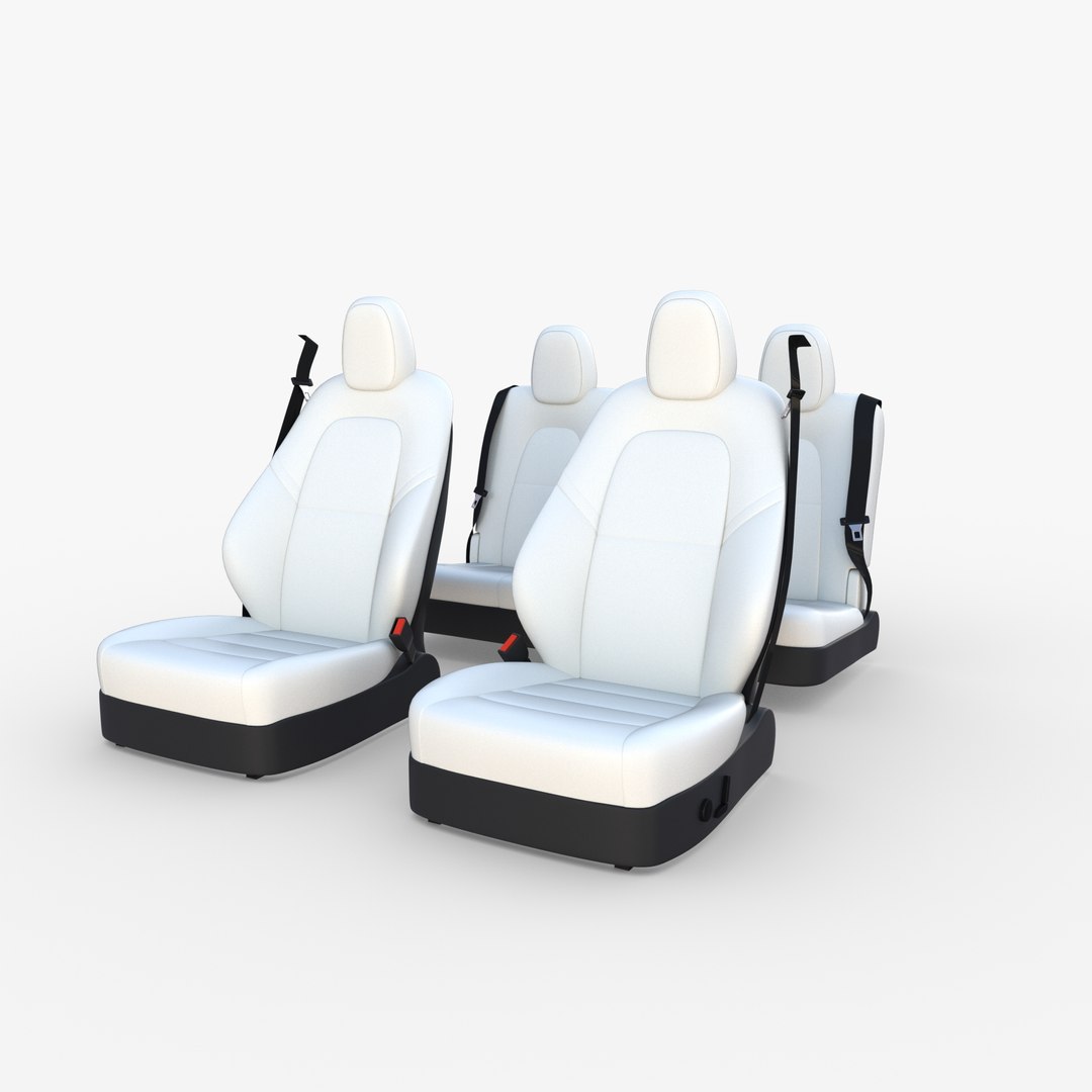 3D Tesla Y Seats Model - TurboSquid 1634085