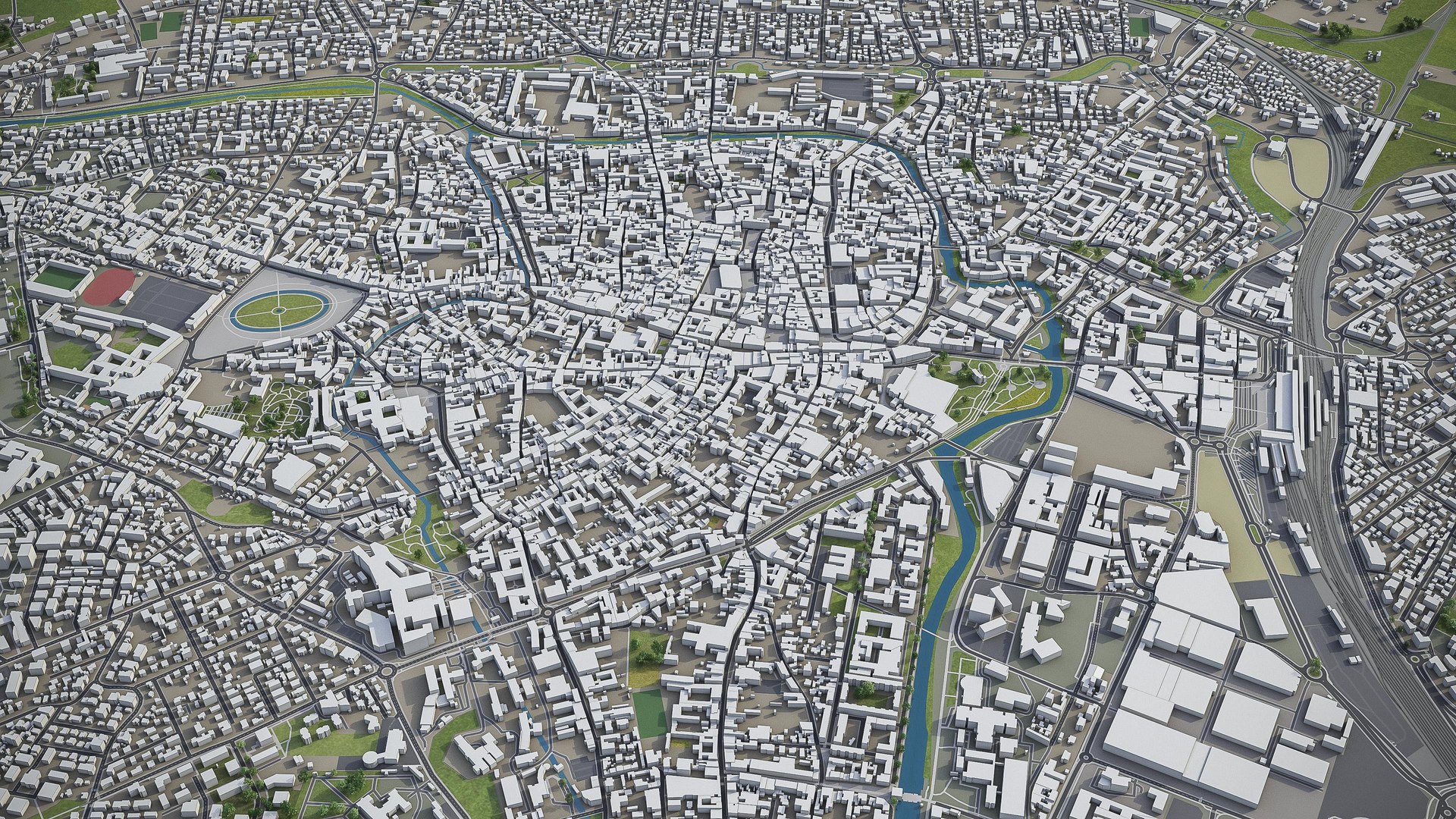 Padua Surrounding Area - 3D Model - TurboSquid 1465951