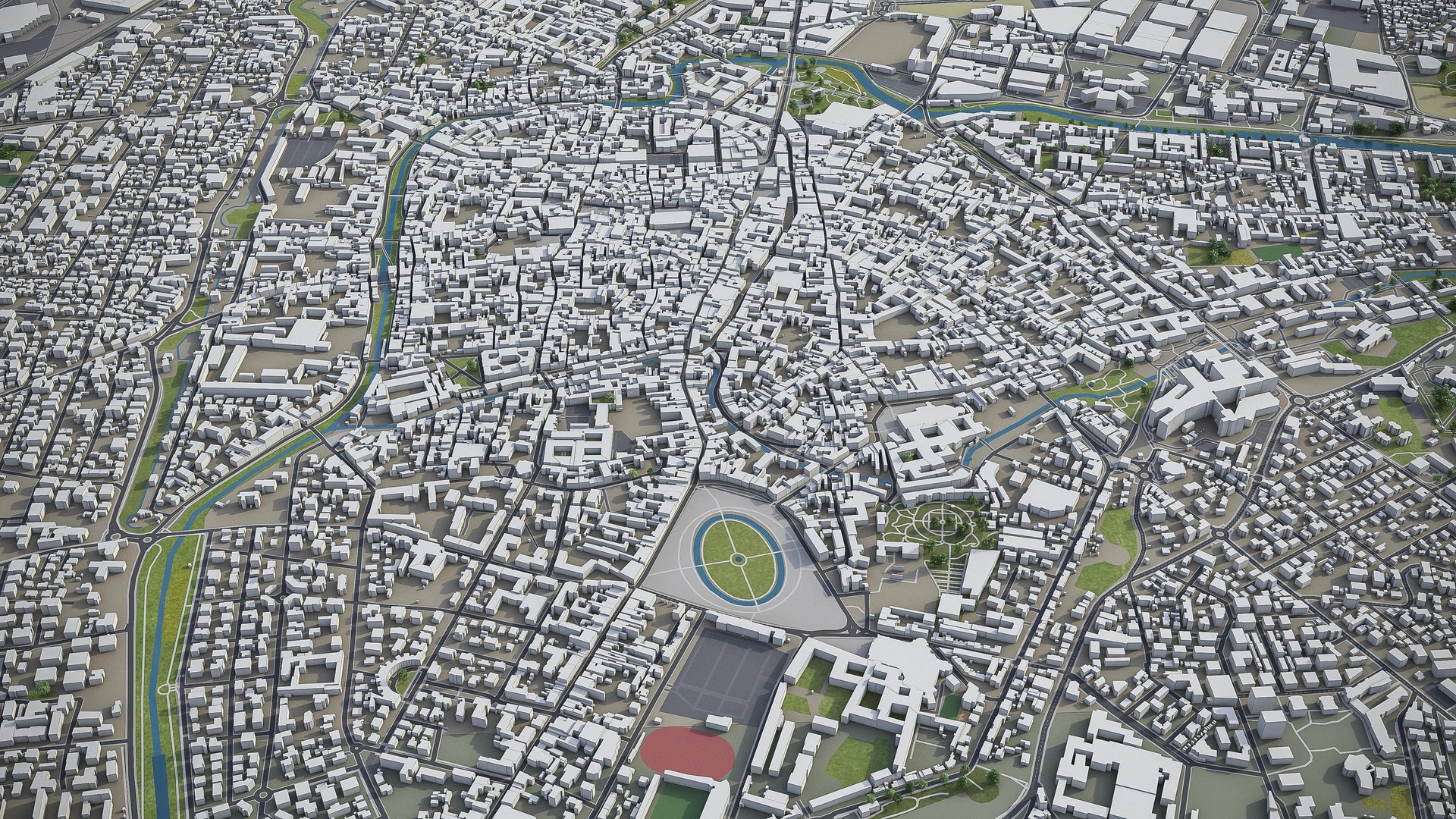 Padua Surrounding Area - 3D Model - TurboSquid 1465951