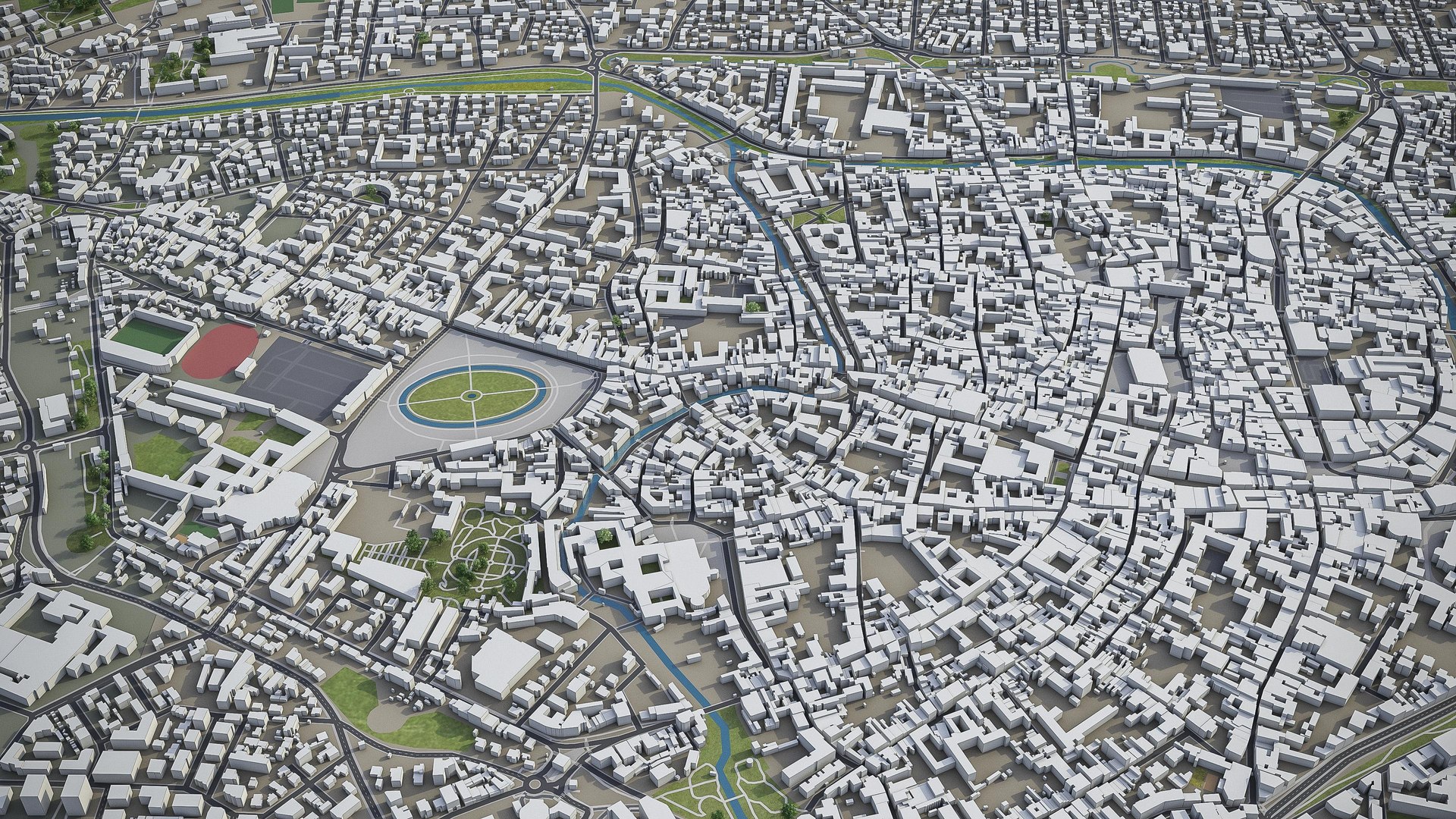 Padua Surrounding Area - 3D Model - TurboSquid 1465951