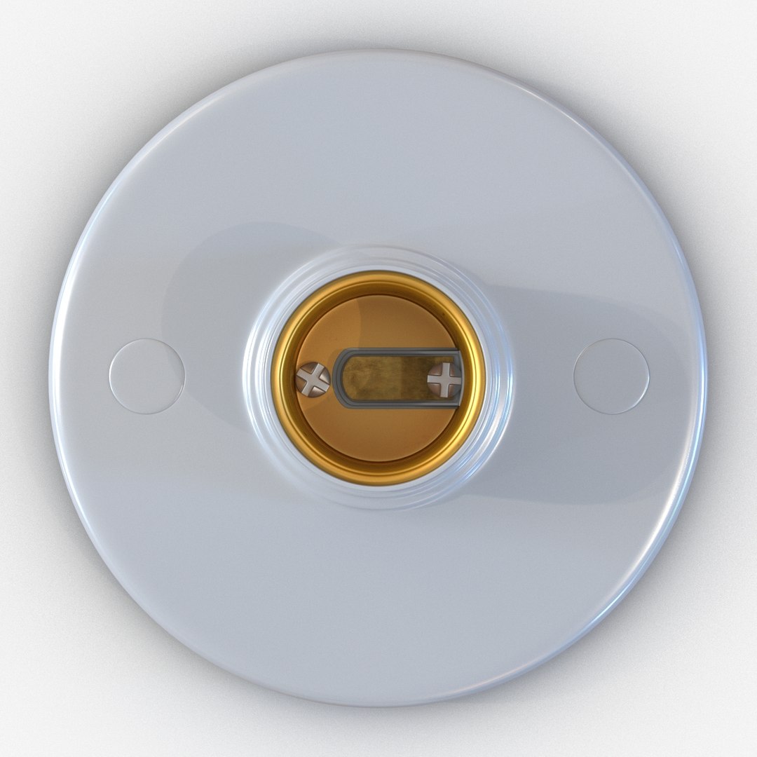 3d Light Bulb Socket