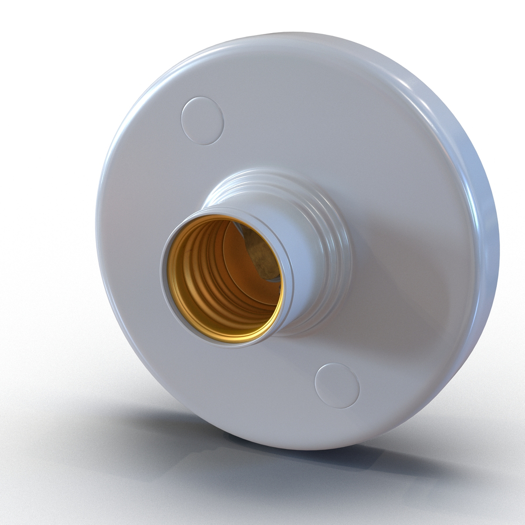 3d Light Bulb Socket