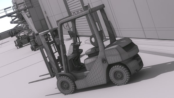 3D factory realistic - TurboSquid 1679985