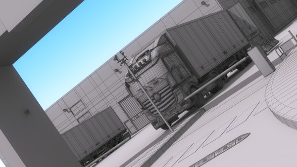 3D factory realistic - TurboSquid 1679985