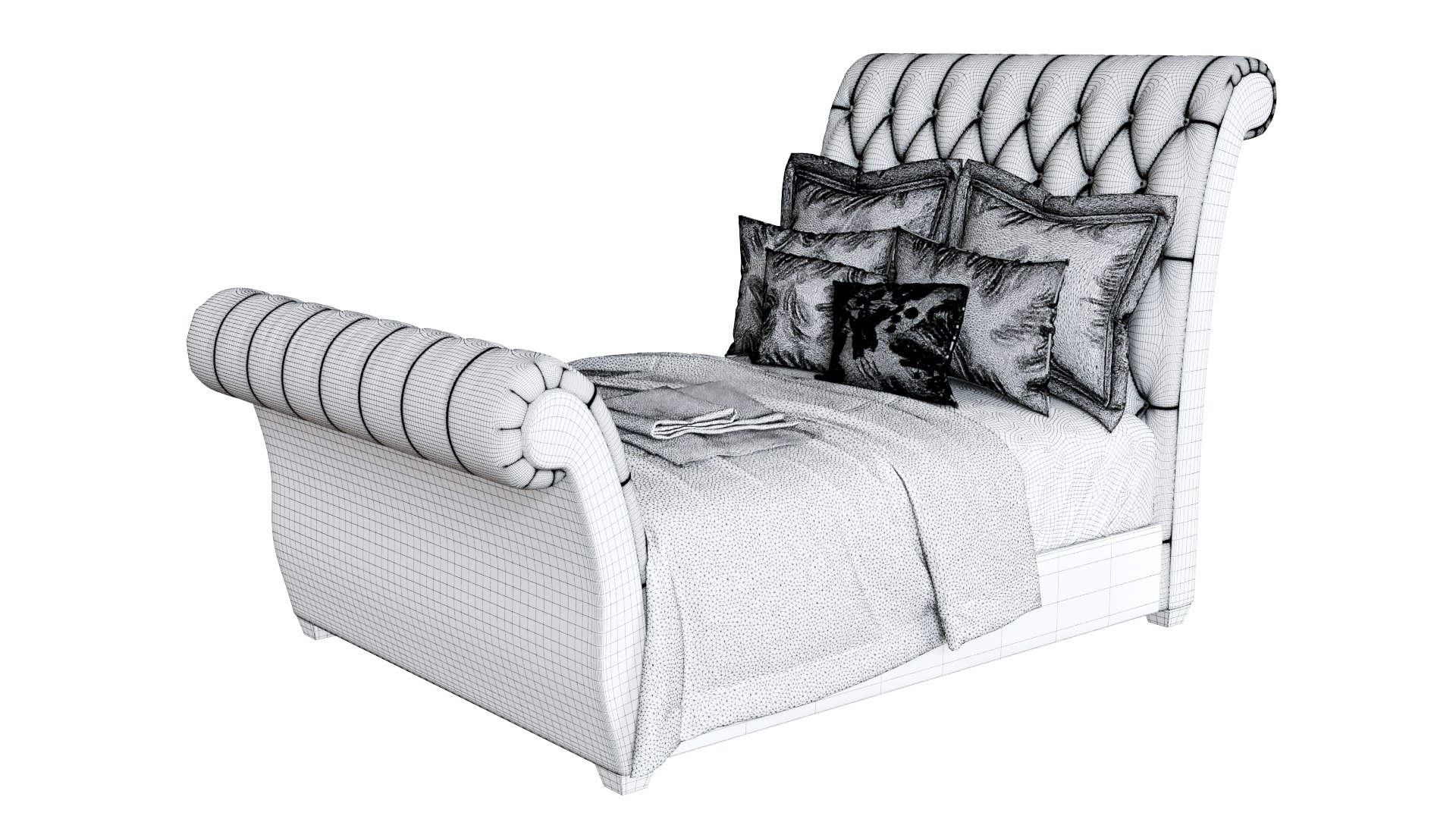 maya waverly taupe king upholstered