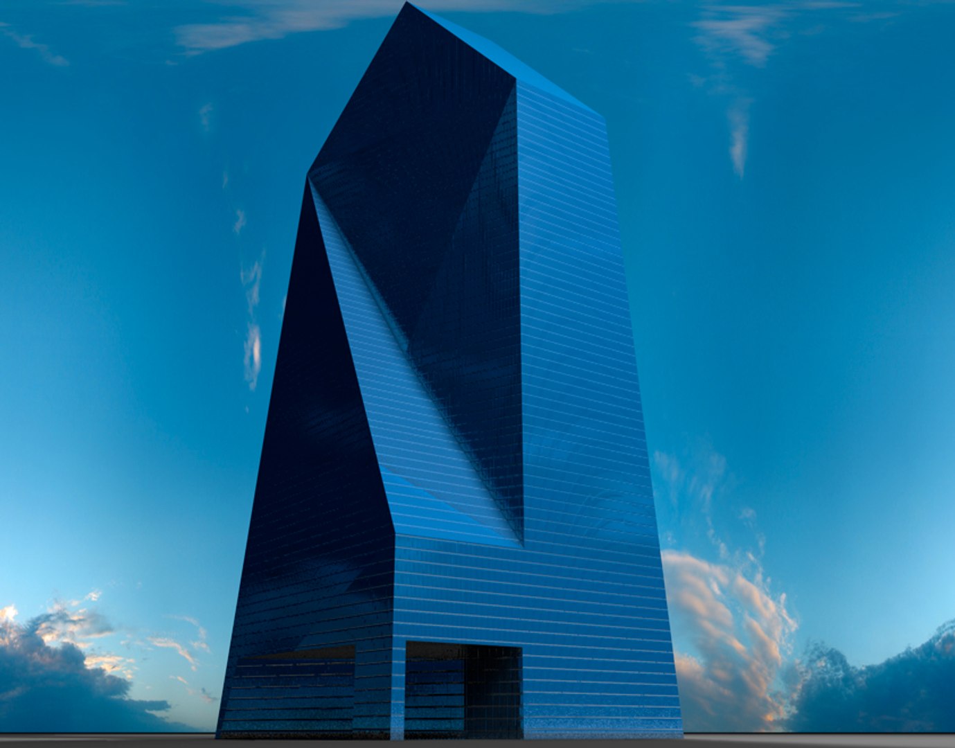 Fountain Place Building 3d Model