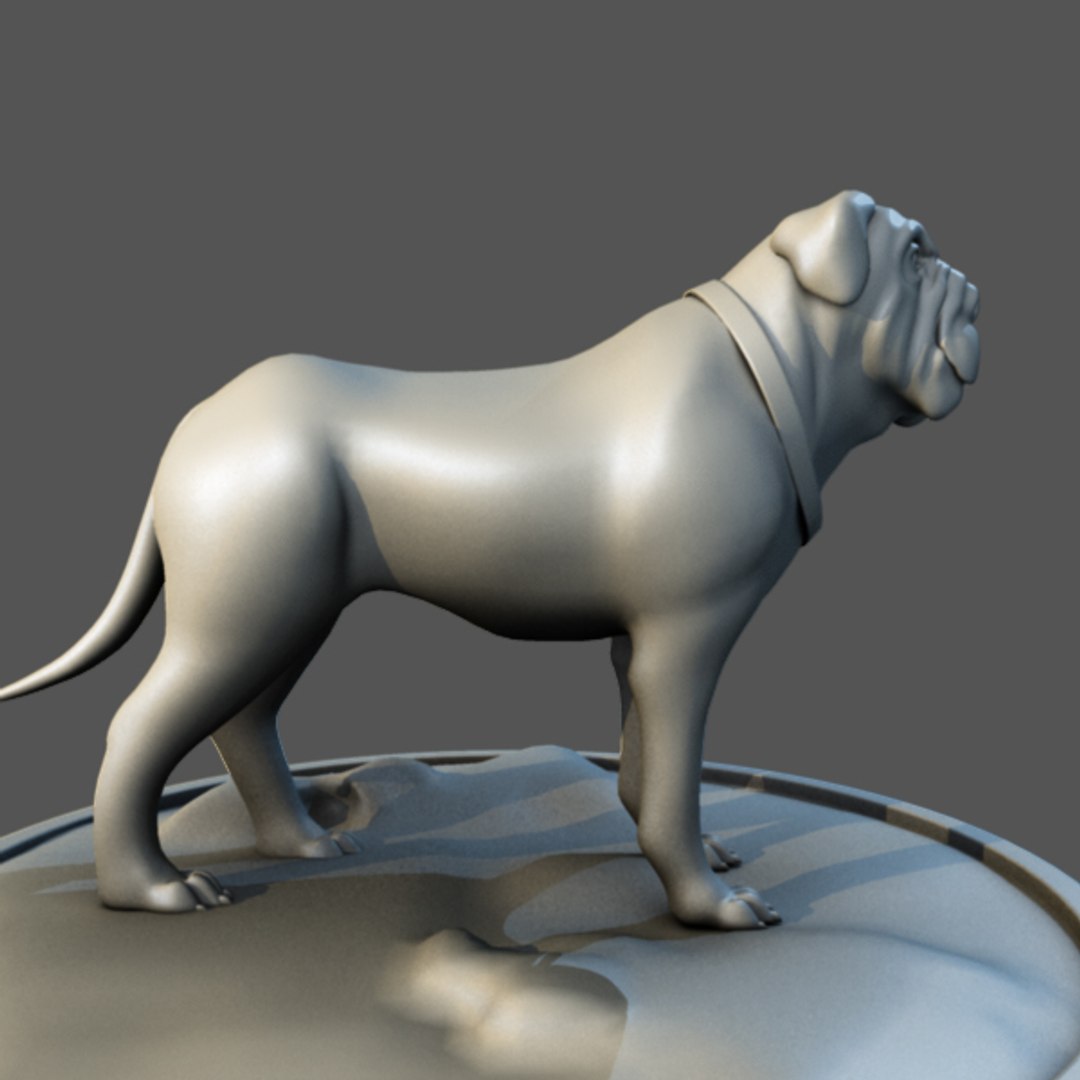 3d Bull Dog
