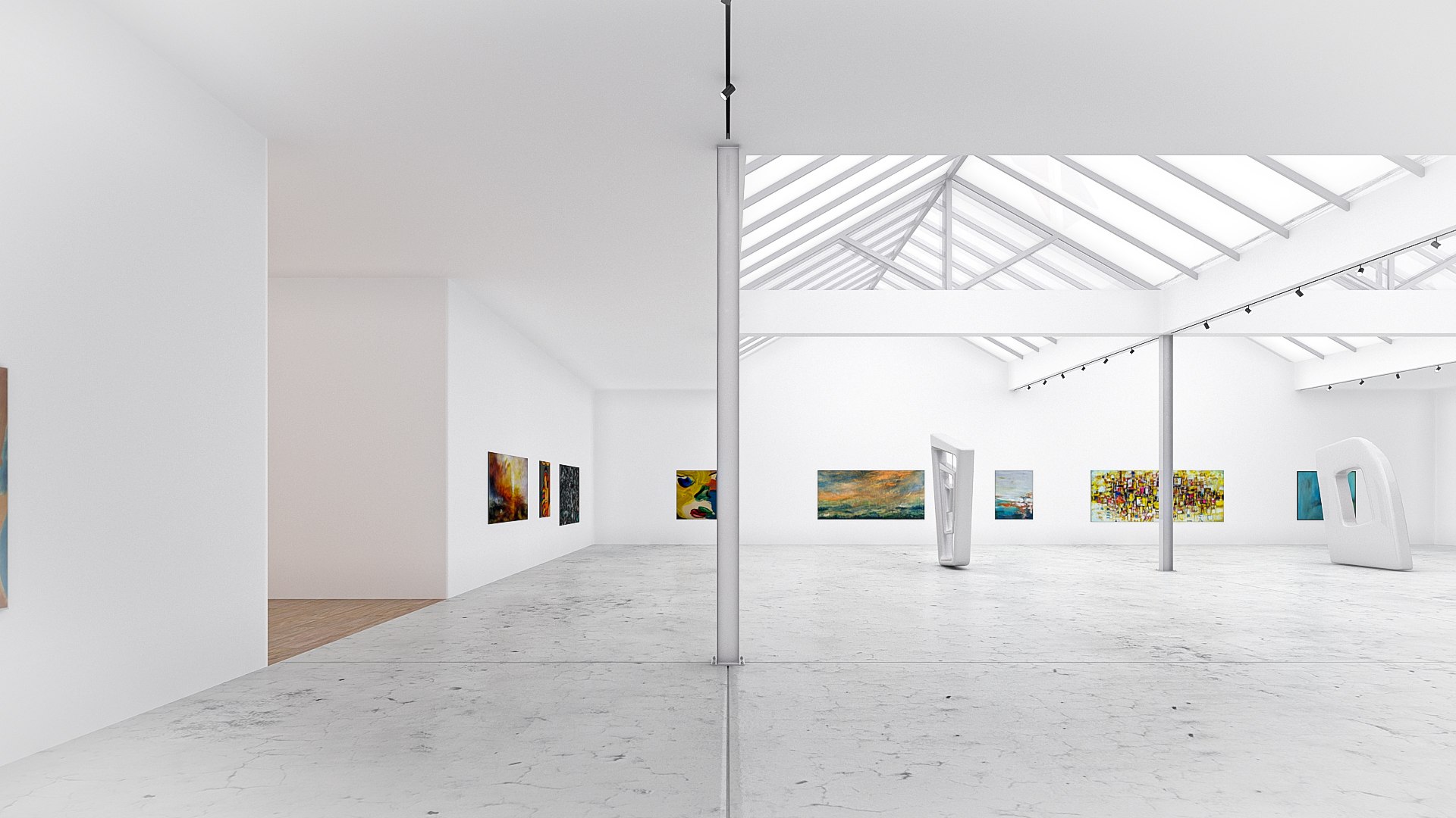 3D Art Gallery Collection - TurboSquid 2086733