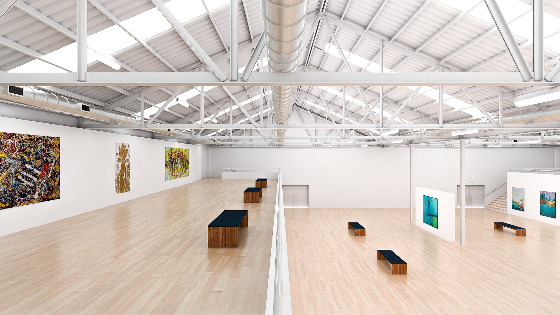 3D Art Gallery Collection - TurboSquid 2086733