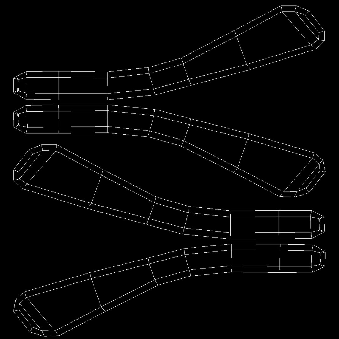 Rectangular Computer Glasses Folded 3D Model - TurboSquid 2146904