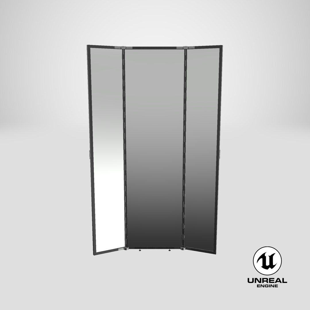 Modern mirror model - TurboSquid 1278068