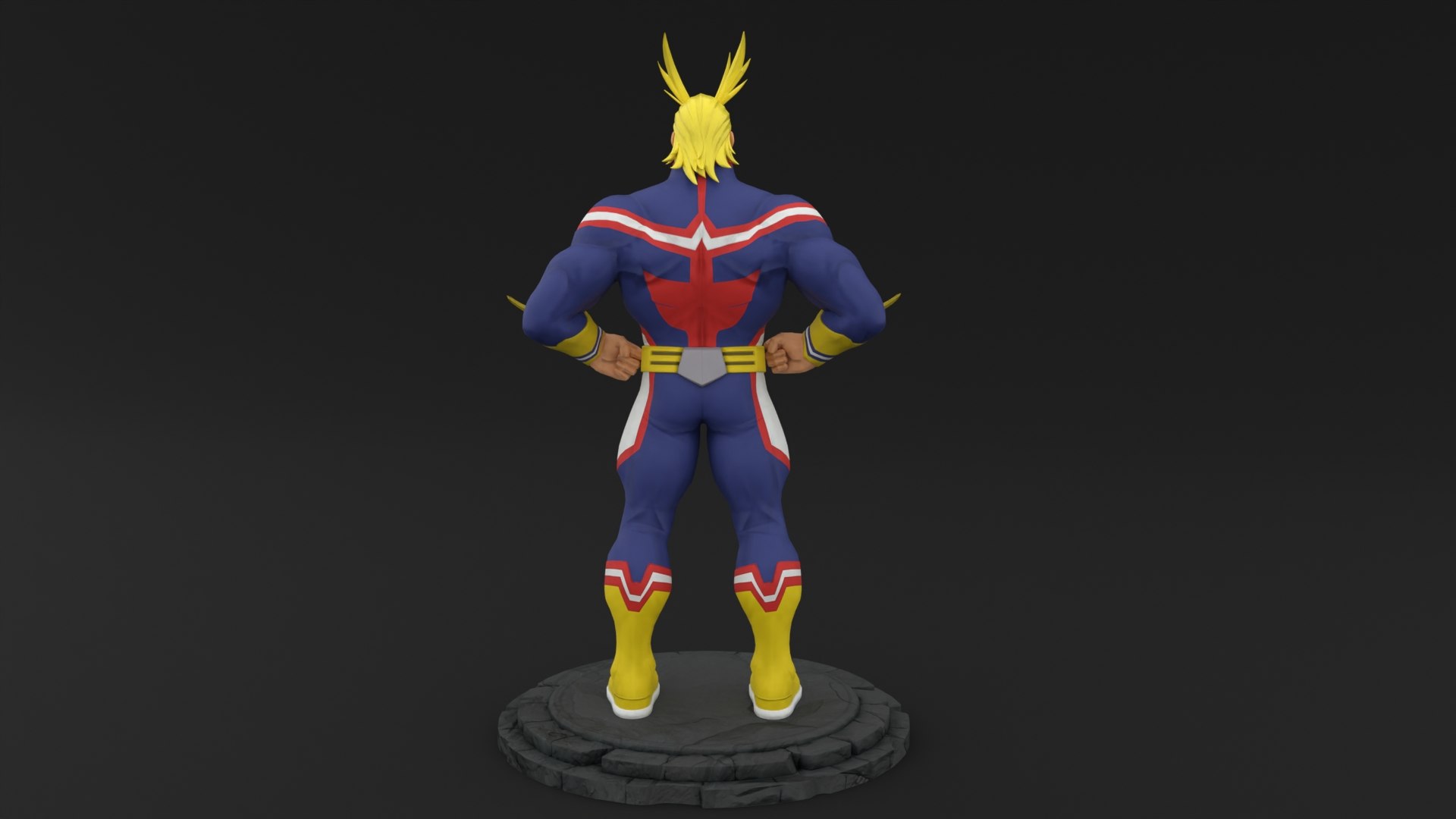 Power Pose Allmight Model - TurboSquid 2190414