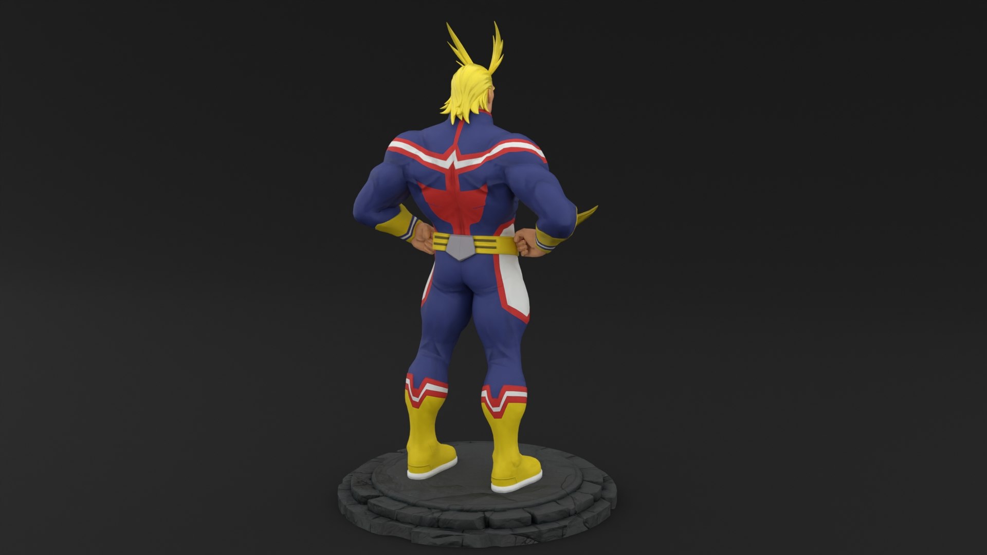 Power Pose Allmight Model - TurboSquid 2190414