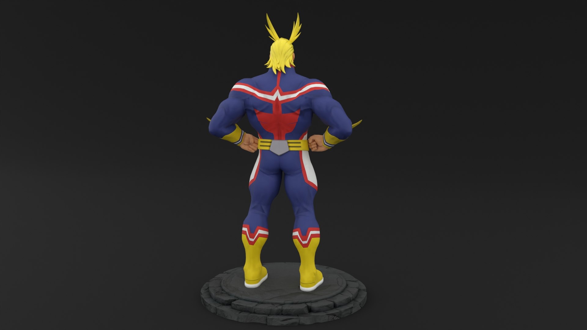 Power Pose Allmight Model - TurboSquid 2190414