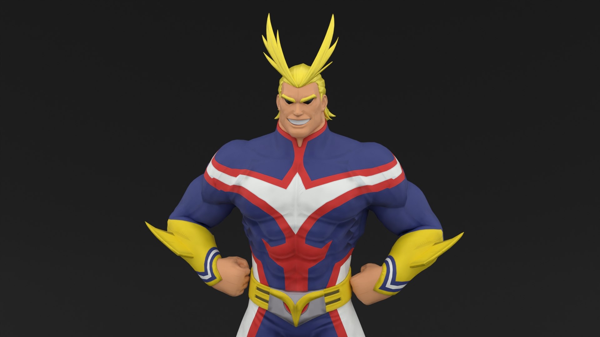 Power Pose Allmight Model - TurboSquid 2190414