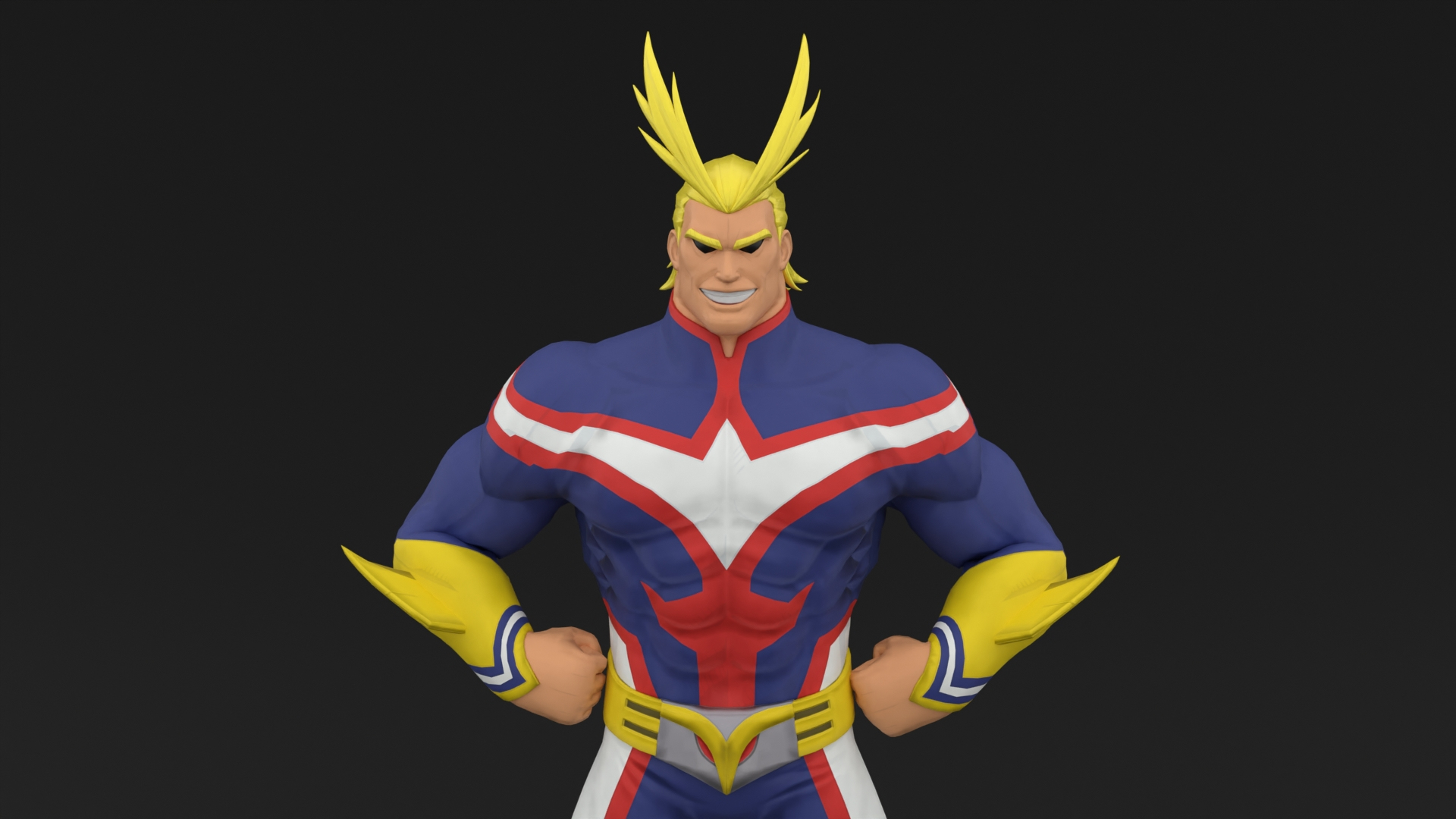 Power Pose Allmight Model - TurboSquid 2190414