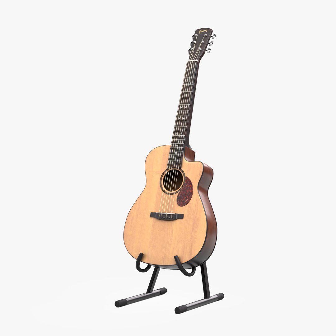 3D Acoustic Guitar V02 - TurboSquid 2057977