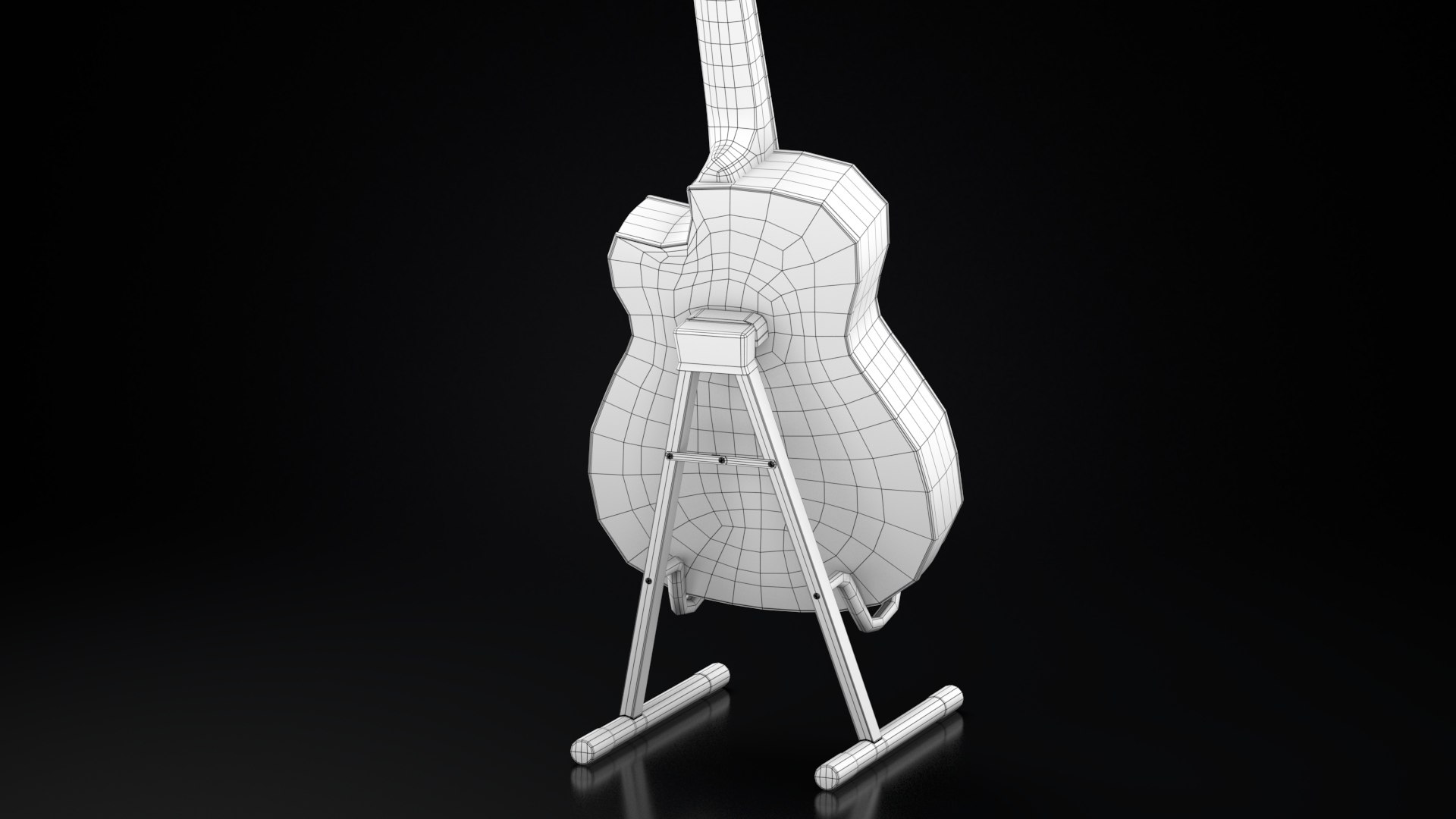 3D Acoustic Guitar V02 - TurboSquid 2057977