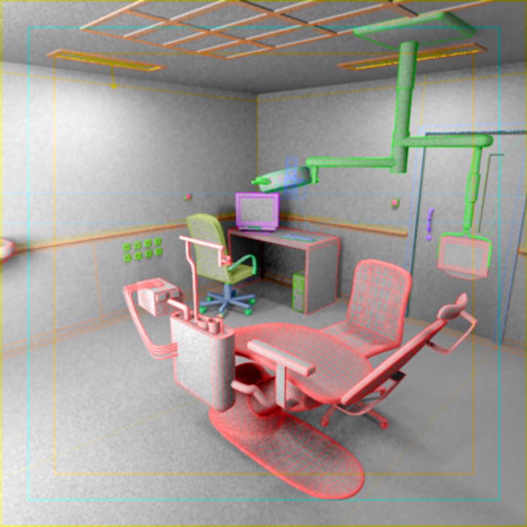 Dentist Room 3d Model