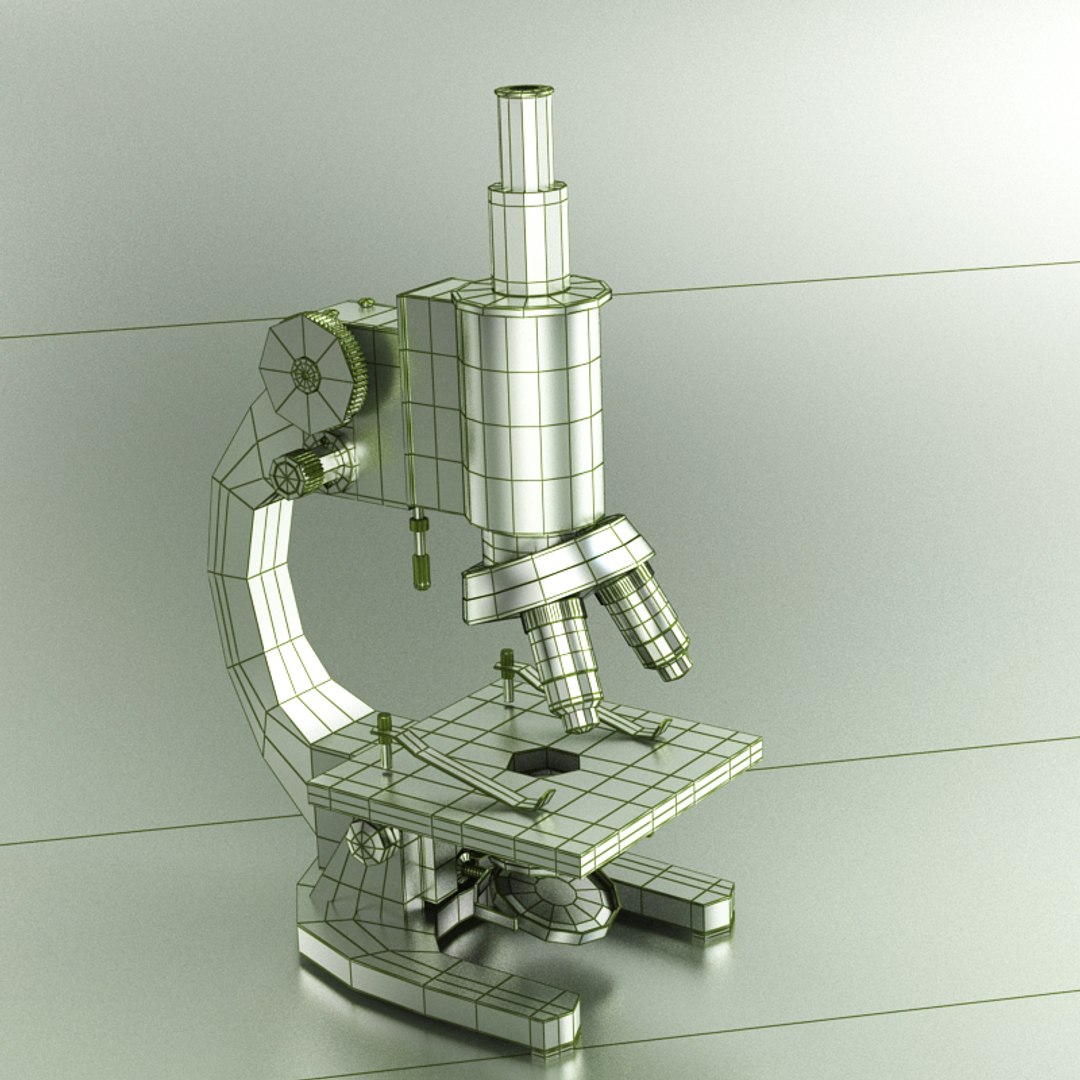 3d Model Of Microscope