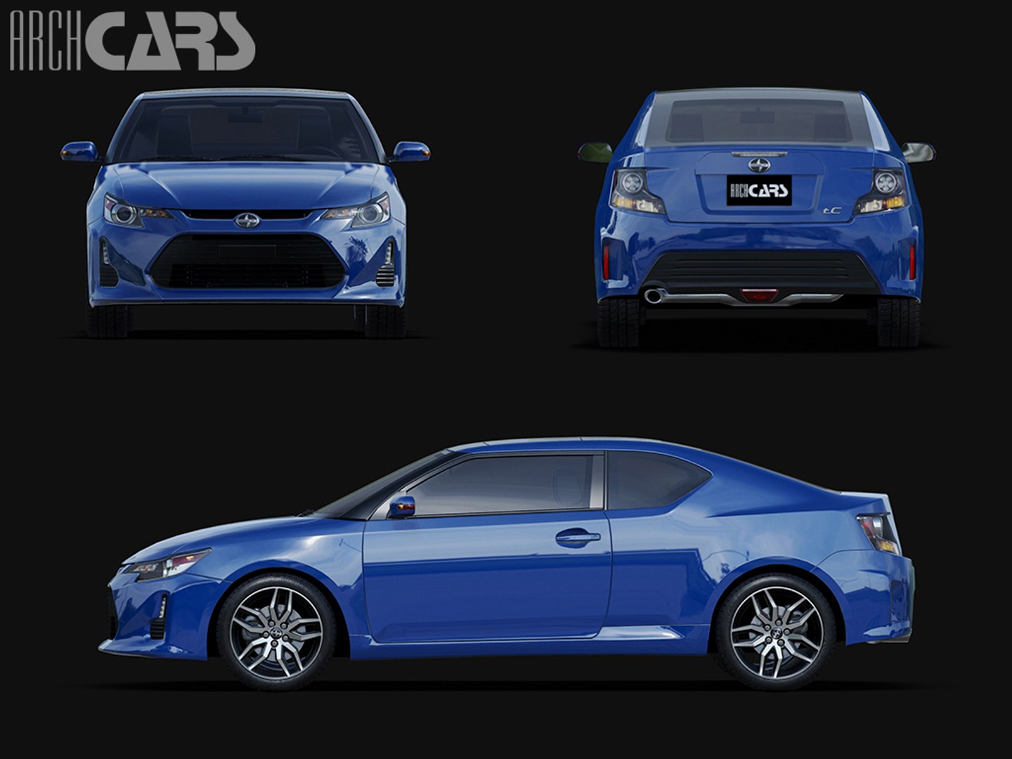 Scion Tc 3d Max