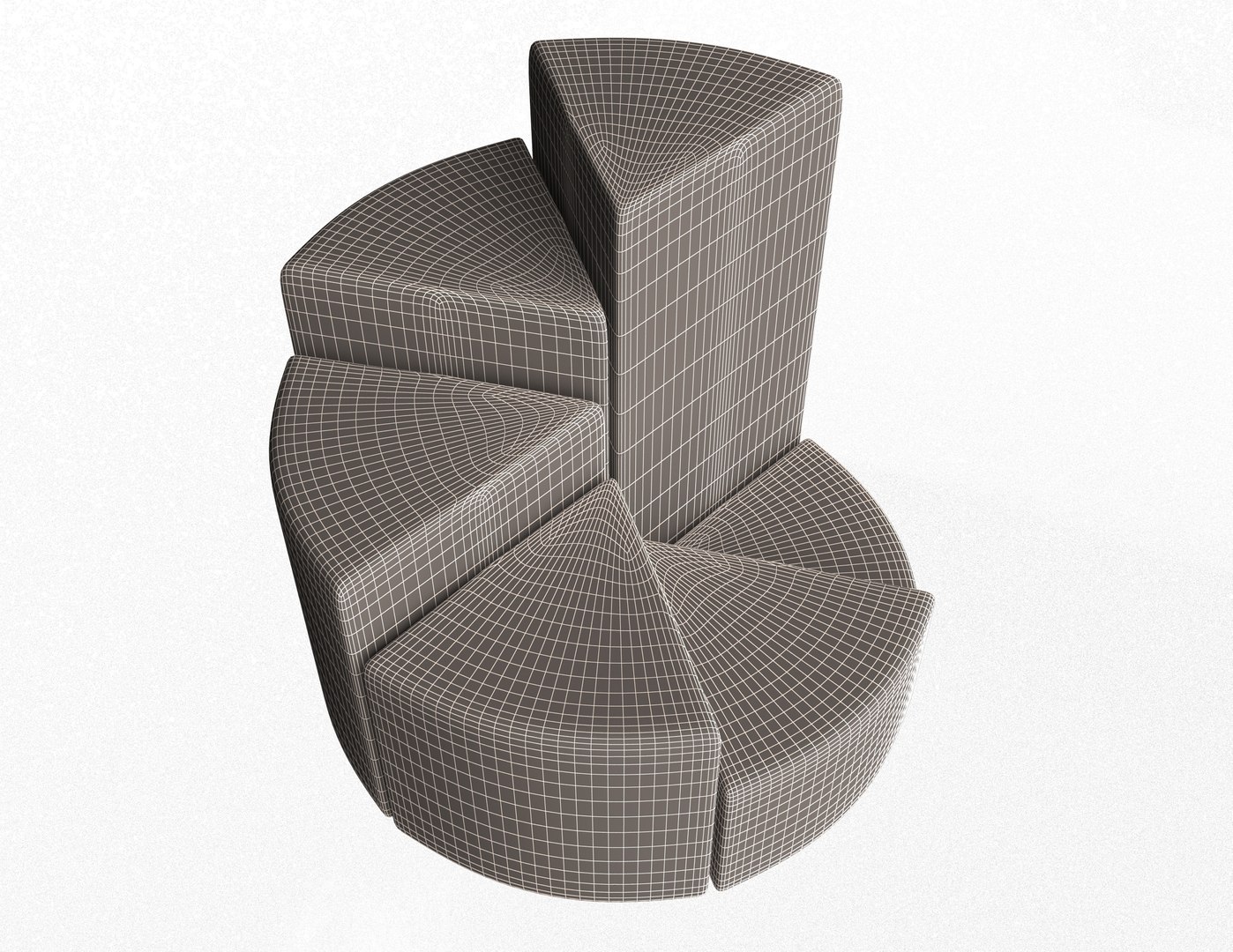 3d Pie Graph 2 Model - Turbosquid 1744672