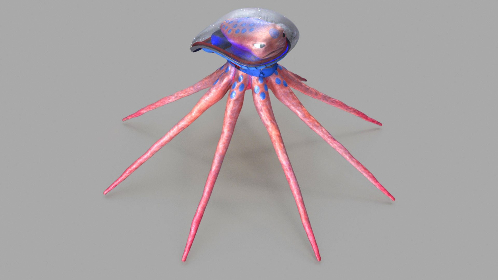 3D Model Realistic Space Octopus - TurboSquid 1384453