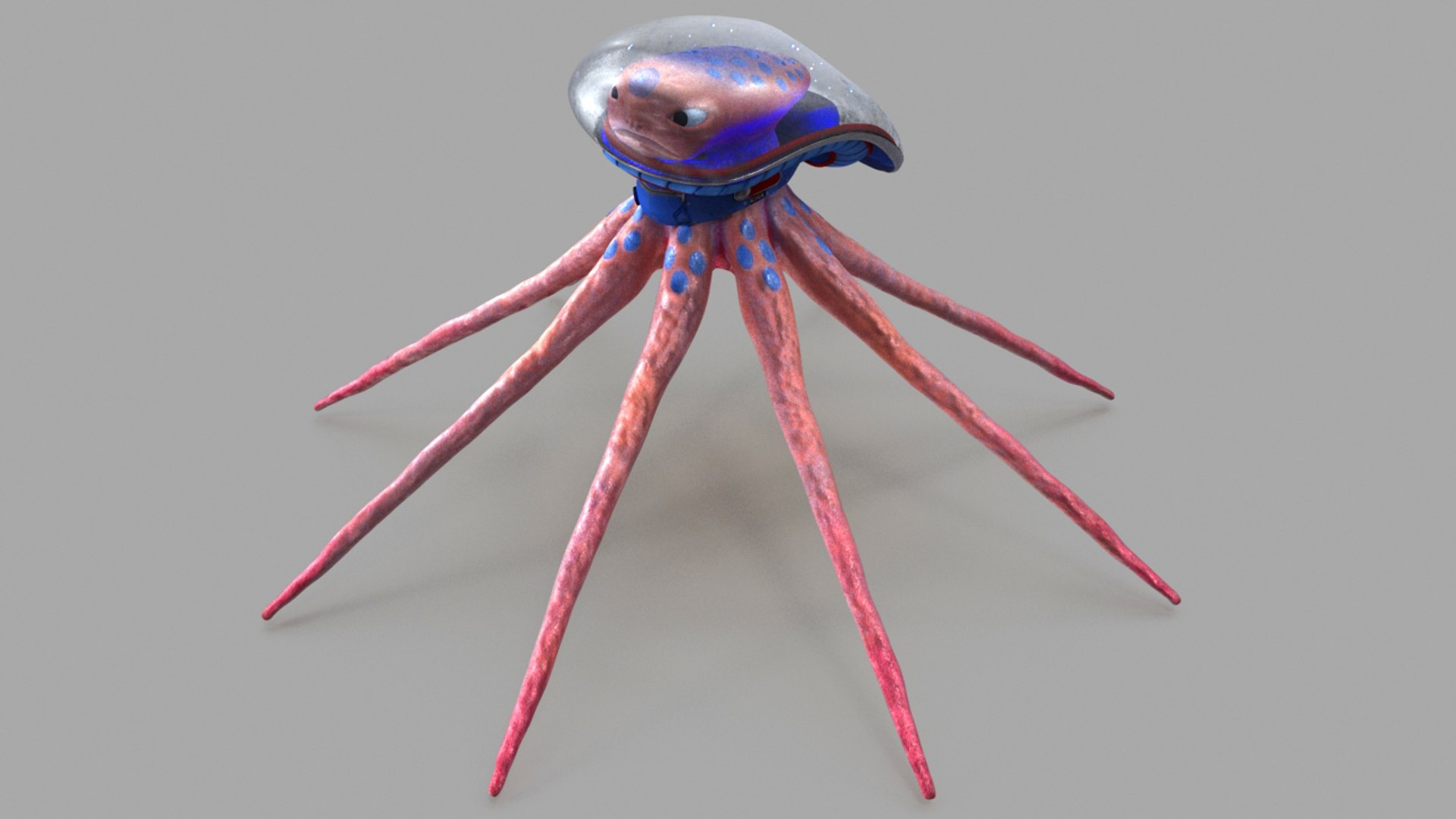 3D Model Realistic Space Octopus - TurboSquid 1384453