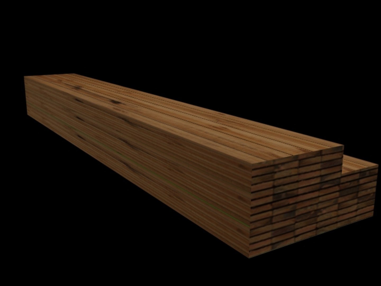 Free Pine Wood Pile 3d Model