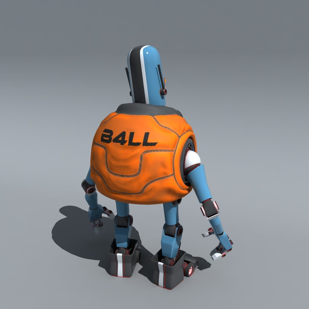 Robot bot b4ll 3D model | 1147963 | TurboSquid