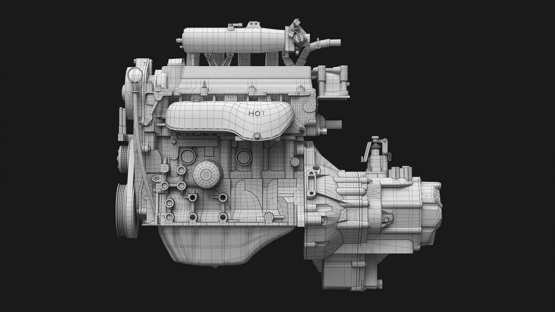 Dune Buggy Engine 3D - TurboSquid 2003160