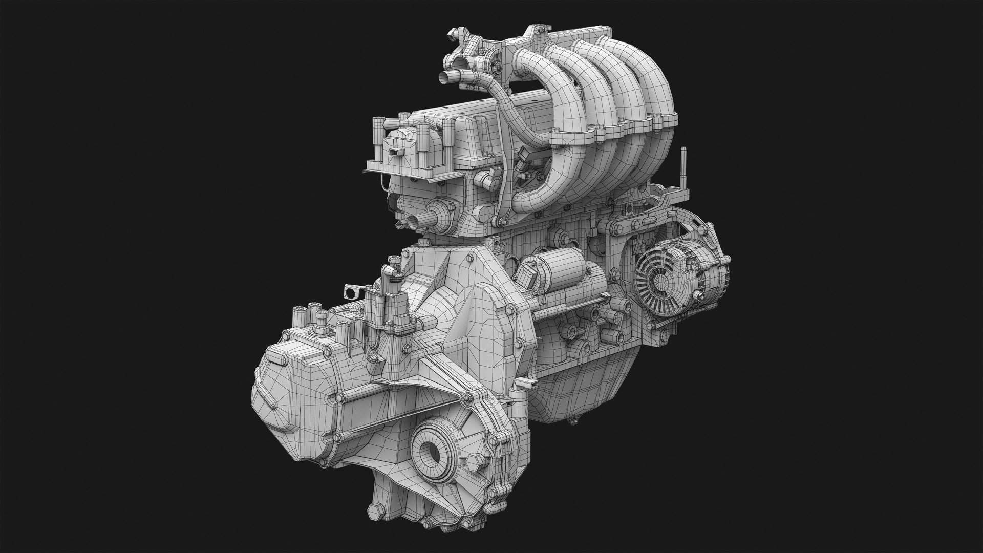 Dune Buggy Engine 3D - TurboSquid 2003160