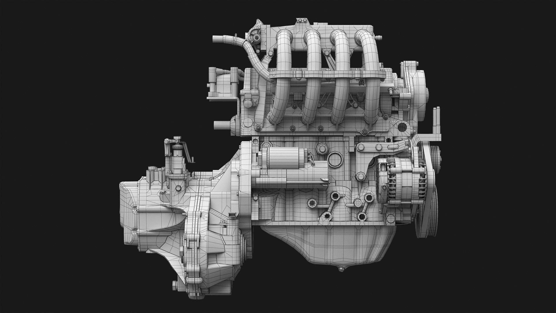 Dune Buggy Engine 3D - TurboSquid 2003160