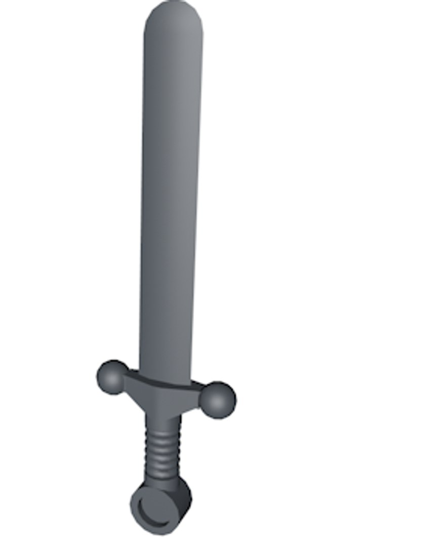 3d Lego Longsword