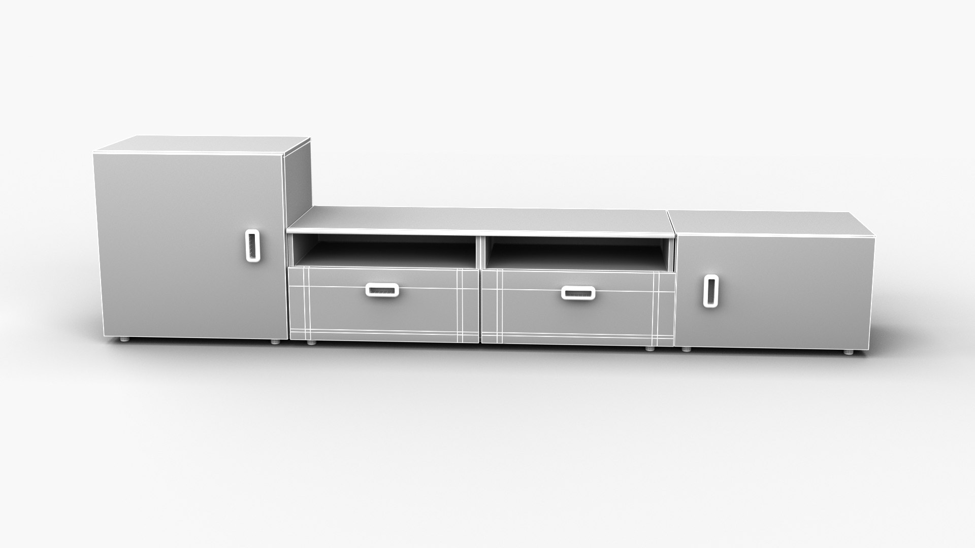 3D Model TV-table - TurboSquid 2034596