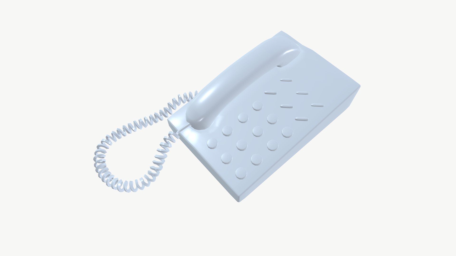 3D Model Land Phone - TurboSquid 2269865